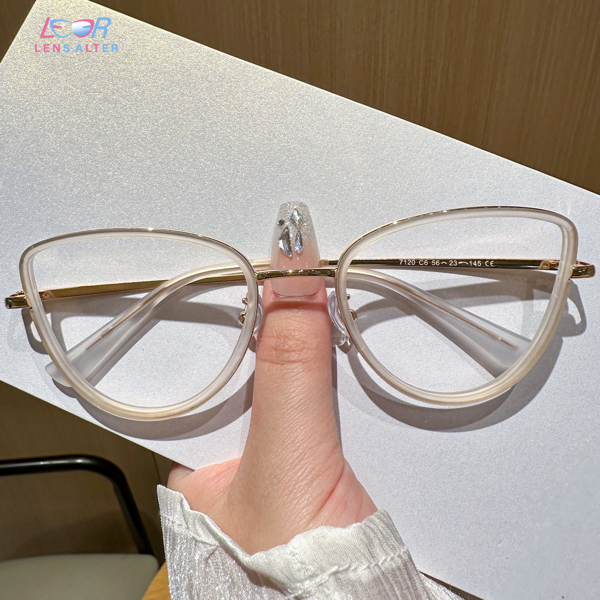 Cindy Clear Cat Eyes Eyeglasses For Women | LensAlter.com – Lensalter