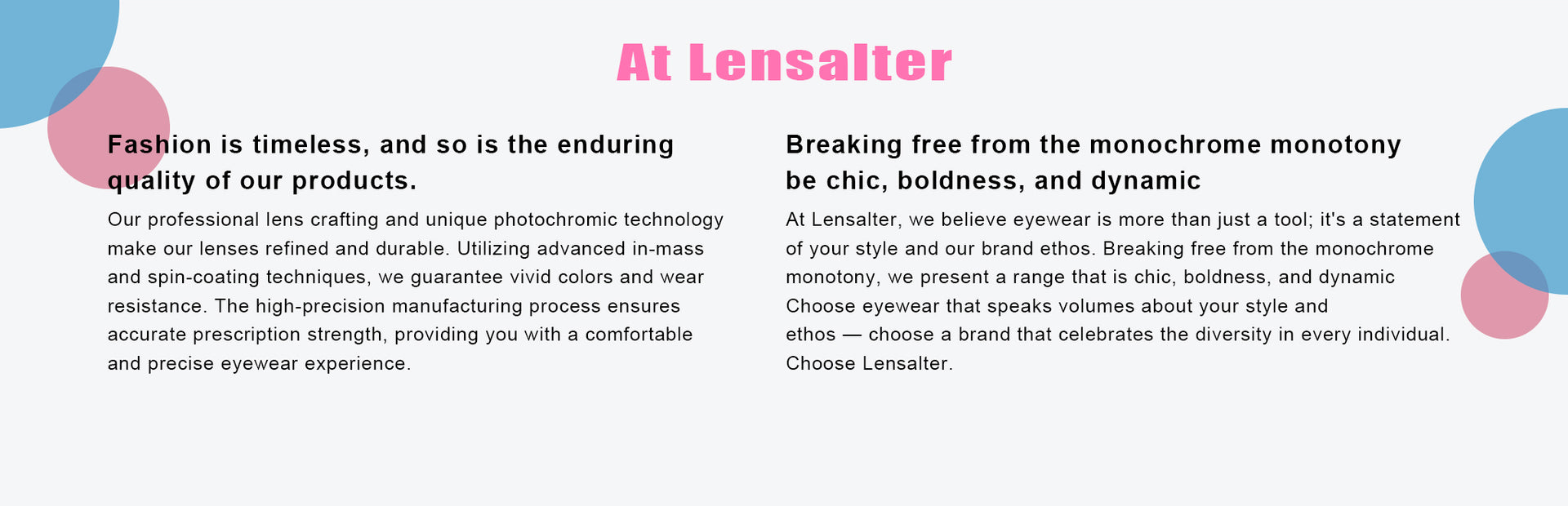 Our Story – Lensalter