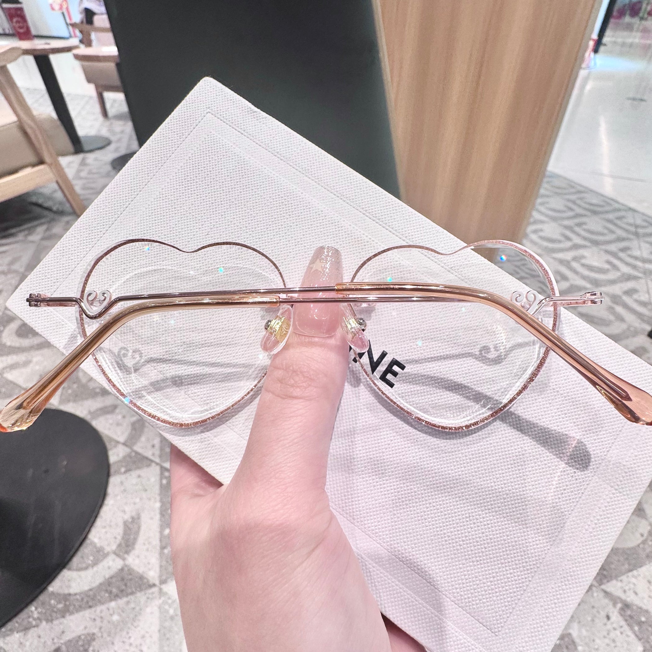 Lovie Pink Heart Eyeglasses For Women | LensAlter.com – Lensalter
