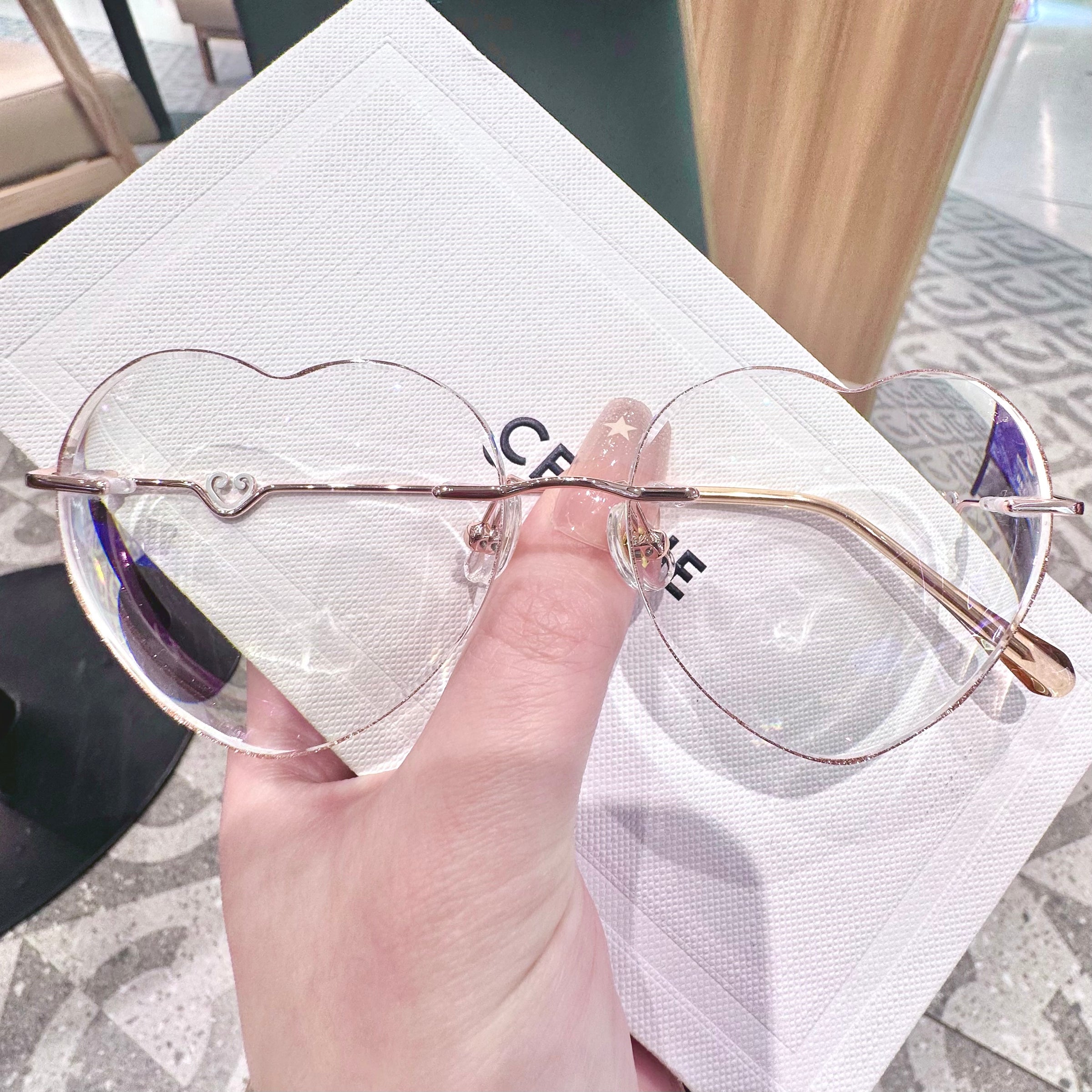Lovie Pink Heart Eyeglasses For Women | LensAlter.com – Lensalter
