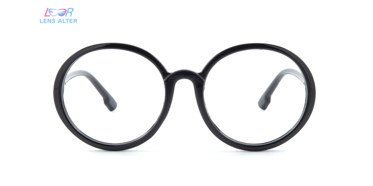 Joseph Black Round Eyeglasses For Women | LensAlter.com – Lensalter